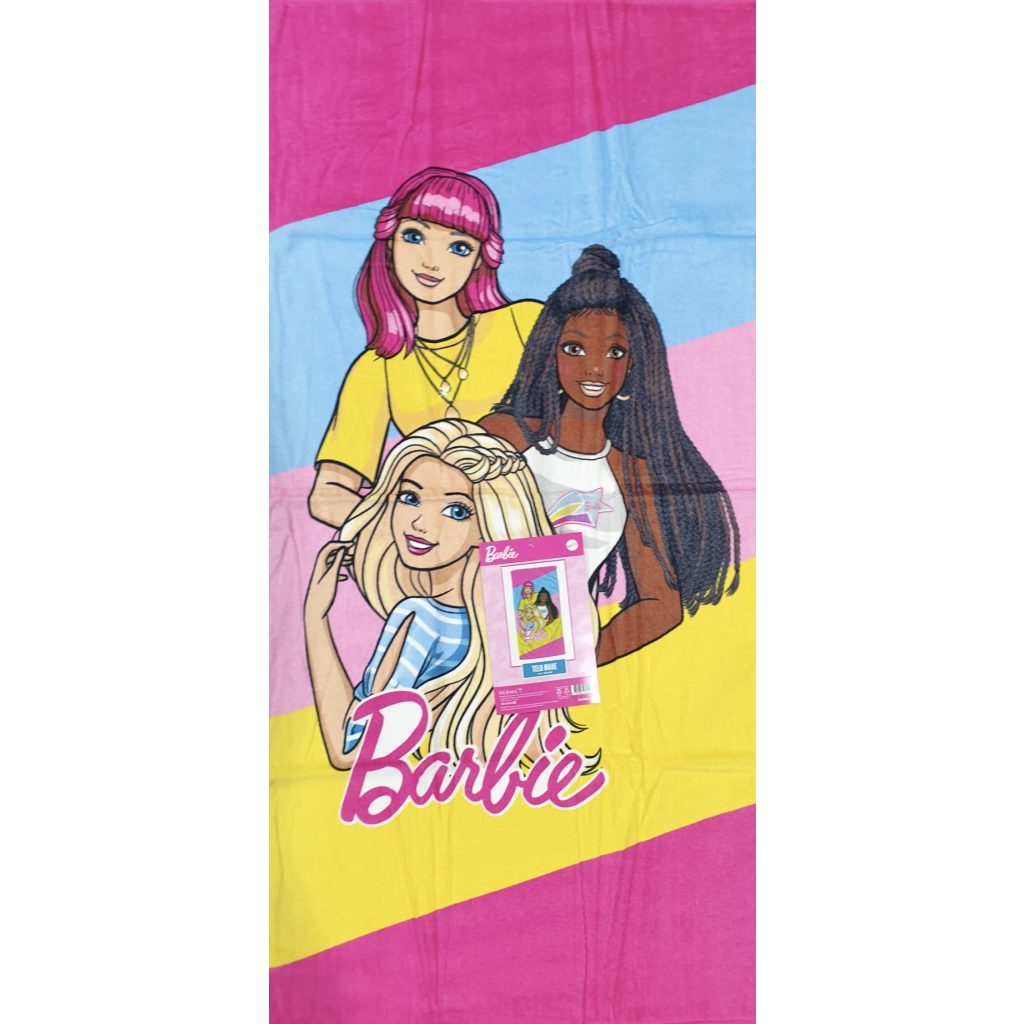 Telo Mare in Microfibra Barbie